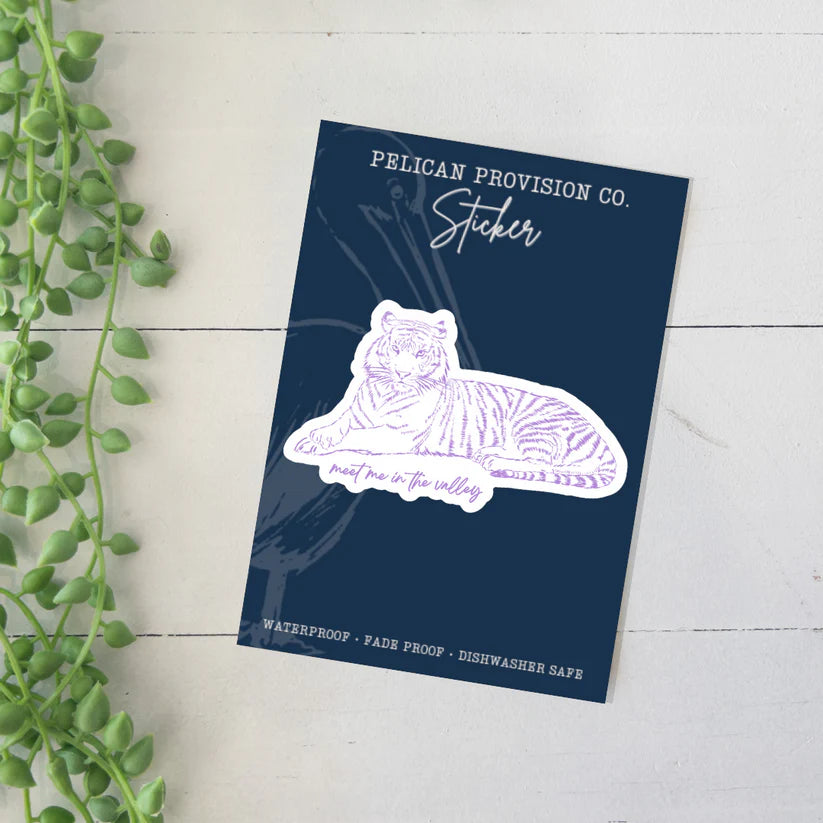 Tiger Valley Sticker – The Pink Paisley